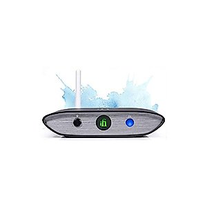 iFi Zen Blue HiFi Bluetooth Receiver Desktop DAC/Adapter - Wireless Input/Outputs - Optical/Coaxial/SPDIF/RCA / 4.4 Balanced - Audio System Upgrade (Unit Only)