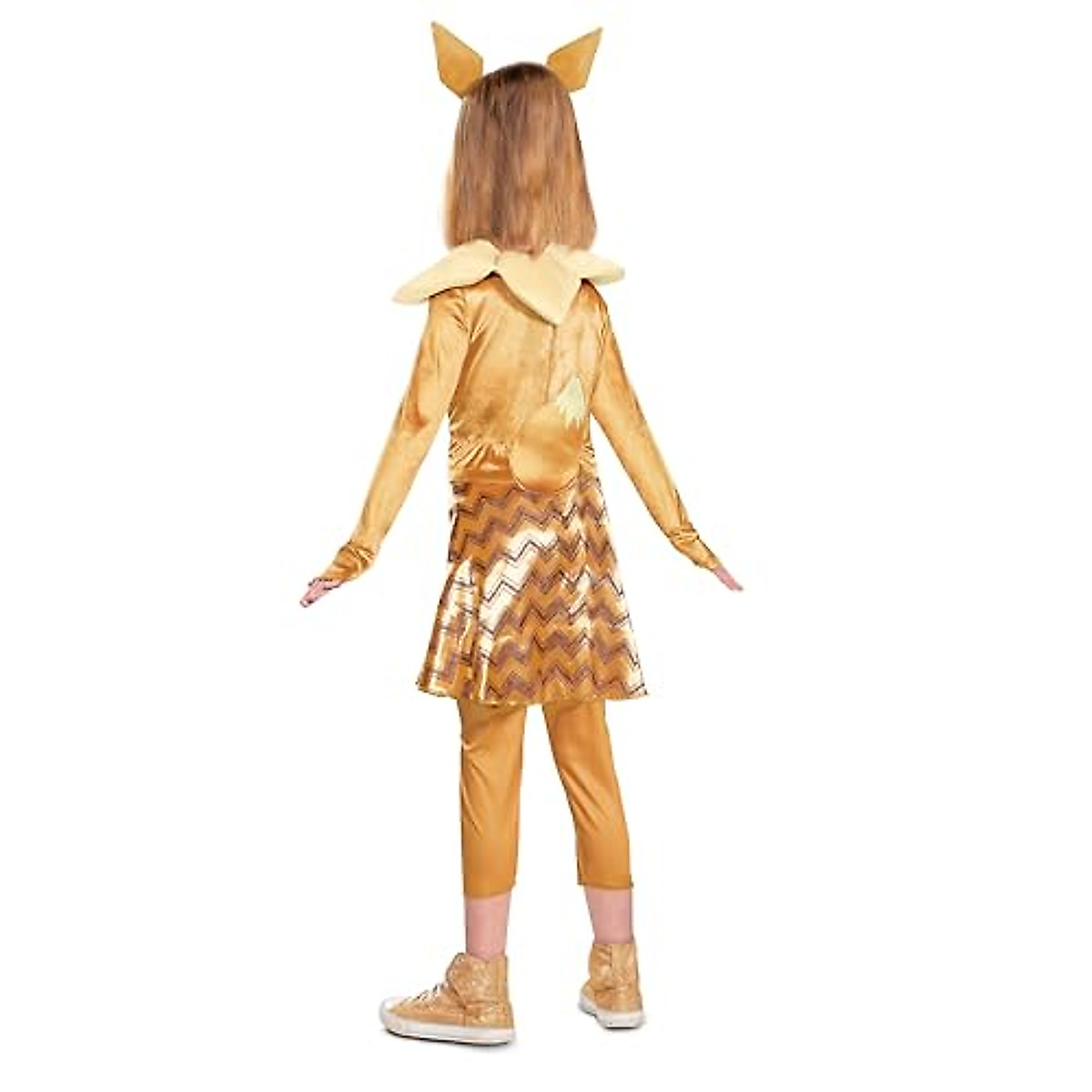 Disguise Pokemon Eevee Costume for Kids, Girls Deluxe Character Outfit, Child Size Small (4-6x), Brown