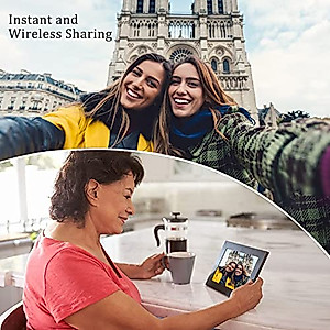 Frameo Digital Photo Frame 10.1 Inch WiFi Digital Picture Frame with 16GB Storage, IPS Touch Screen HD Display, Auto-Rotate, Slideshow, Share Moments via Free APP - Gift for Family and Friends (Black)