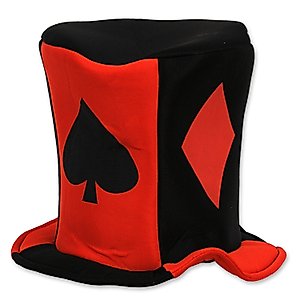 Beistle Card Suit Fabric Hat