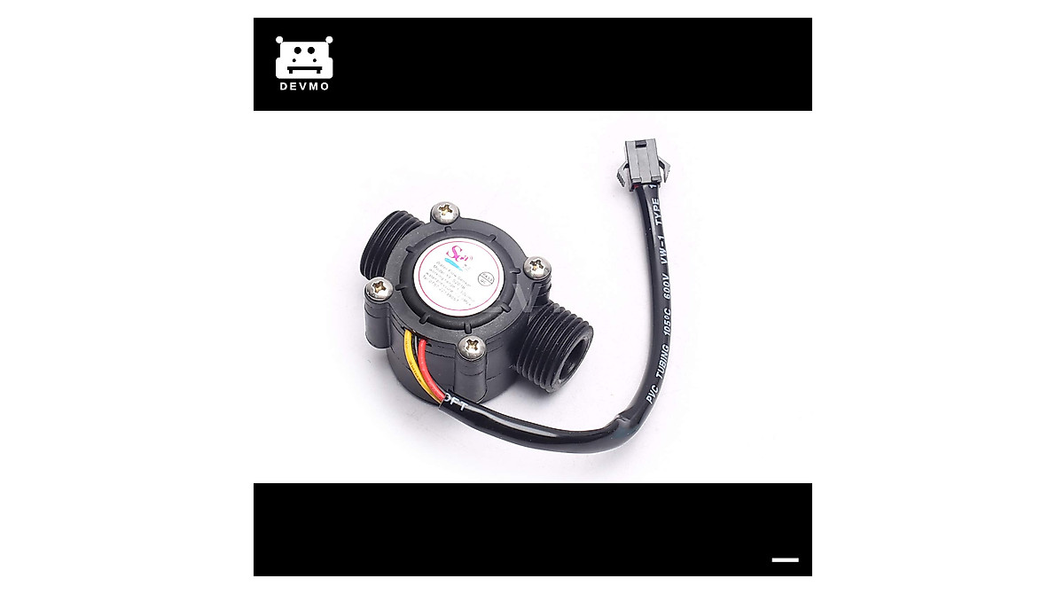 DEVMO 1/2" Water Flow Sensor - Accurate Flow Measurement