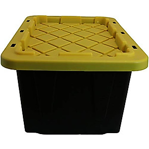 HOME PRODUCTS INTL-NORTH AMERICA 4415BKYL.06 15 gallon Black Tough Tote