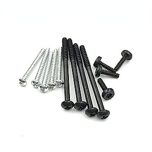 NSLikey 1 Set Full Complete Housing Shell Screws Set for PS3 4000 PS3 Super Slim Model Console Replacement