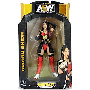 Hikaru Shida - AEW Unrivaled 6 Jazwares Toy Wrestling Action Figure