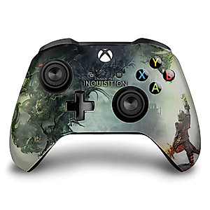 Head Case Designs Officially Licensed EA Bioware Dragon Age Key Art 2014 Inquisition Graphics Vinyl Sticker Gaming Skin Decal Cover Compatible With Xbox One S/X Controller