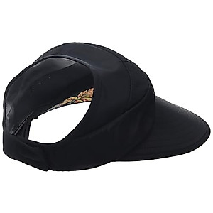 HINDAWI Sun Hats for Women Sun Hat Wide Brim UV Protection Summer Beach Foldable Visor Black