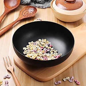 Cabilock Bowl for Restaurant 1PCS Japanese Style Ramen Bowls A5 Melamine Noodle Soup Bowl Pasta Serving Salad Bowl for Rice Soup Noodle Udon 21. 5cm Noddle Holding Bowl