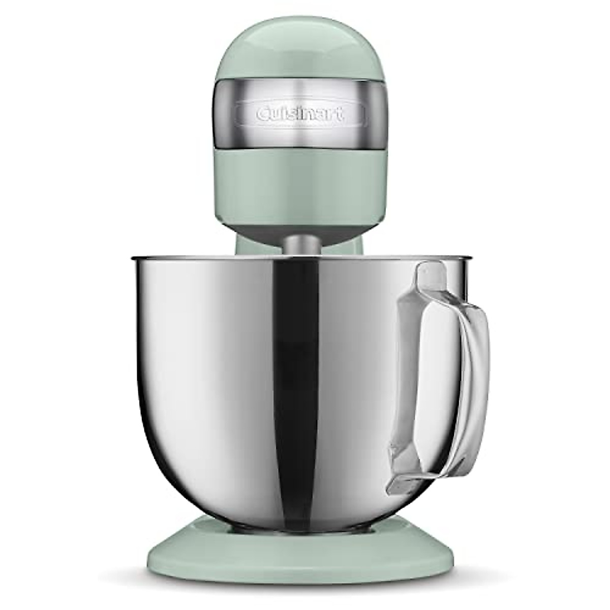 Cuisinart SM-50G Precision Master 5.5-Quart 12-Speed Stand Mixer with Mixing Bowl, Chef's Whisk, Flat Mixing Paddle, Dough Hook, and Splash Guard with Pour Spout, Agave Green, Manual
