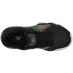 adidas Women's D.O.N. Issue #1 Basketball Shoe, FTWR White/core Black/core Black, 11