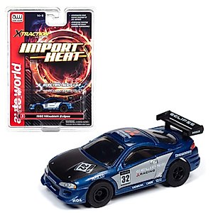 Auto World Import Heat SC346-3 1995 Mitsubishi Eclipse HO Scale Electric Slot Car