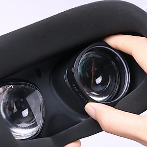 Myopia Glasses for Oculus Quest 2 Virtual Reality Games Headset Nearsighted Glasses VR Accessories Lens Cover Protector Frame (-5.0D)