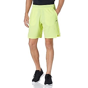 Reebok Men's Les Mills Shorts, Vibrant Green Energy Glow, M