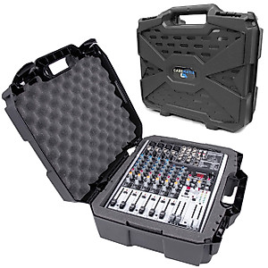 CASEMATIX 17" Hard Shell Audio Mixer Travel Case Compatible with Behringer Xenyx X1204USB, 1204USB, QX1204USB, Q1204USB, 1202FX, 1202, 802, Q802USB, QX1202USB, QX1002USB, 1002B, Q1202USB