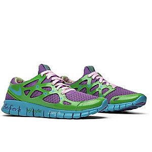 Nike Women's Free Run+ Doernbecher Violet/Turquoise Blue Sneakers 7.5
