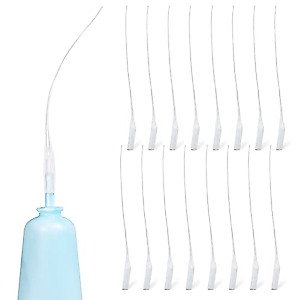 100Pcs Needle Tip Glue Bottle Applicator - Nail Tip Glue Bottles with Fine Tip Precision Tip Applicator Bottle for Hobby Glue Pen Microfine Glue Tips - Epoxy Glue Pens for Crafting Fine Tip for Glue