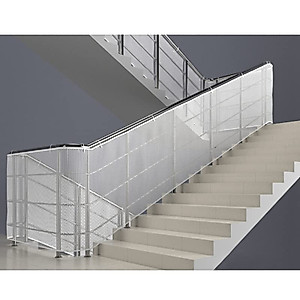 Askfairy Children's Stairs Netting, 118"X31"Balcony, Patios and Railing Stairs Netting,Sturdy Mesh Fabric Material