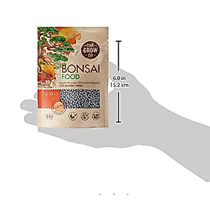 Bonsai Fertilizer - Gentle Slow Release Plant Food Pellets - Ideal for All Indoor and Outdoor Bonsai Tree Plants in Pots (5 oz)