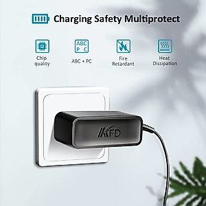 KFD 15V Massage Gun Charger for Theragun Mini G4, Theragun Prime, Mini-PKG-US Mini-PKG-AU HXD302-1501500CN/ZZ HXD302-1501500US/ZZ HXD302-1501500CI/ZZ 15V Power Supply Cord Cable Theragun Mini Adapter