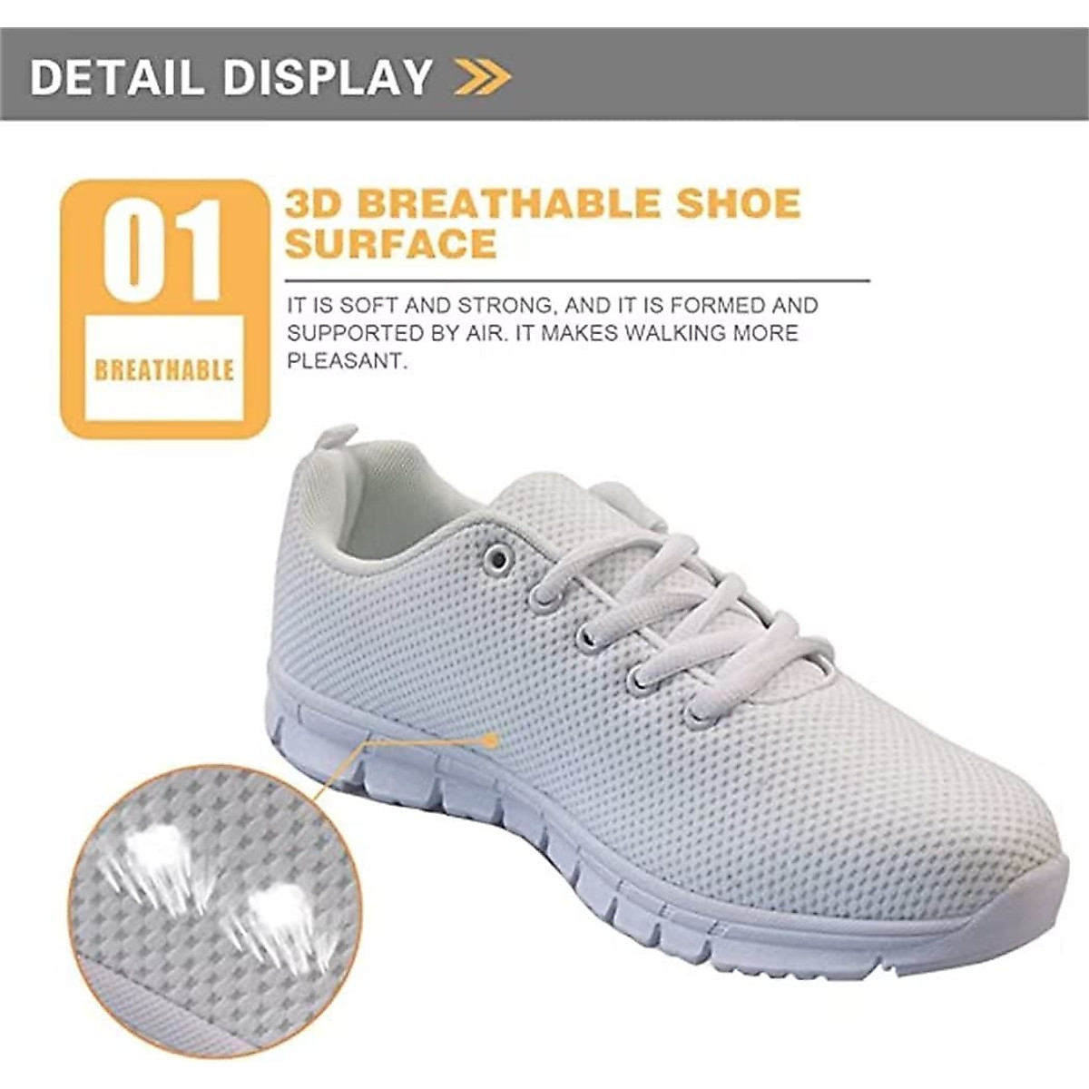 FOR U DESIGNS Women's Fashion Sneakers Christmas Snowman Snowflake Print Casual Running Shoes Lightweight Lace Up Athletic Sneakers Walking Shoes