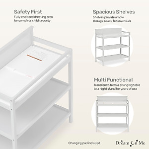 Dream On Me Jax Universal Changing Table, Grey , 34x20x40 Inch (Pack of 1)
