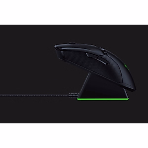 Razer Viper Ultimate - Light and Fast Ambidextrous Gaming Mouse (20,000 DPI Optical Sensor, Hyperspeed Wireless Technology, RGB Chroma) Black