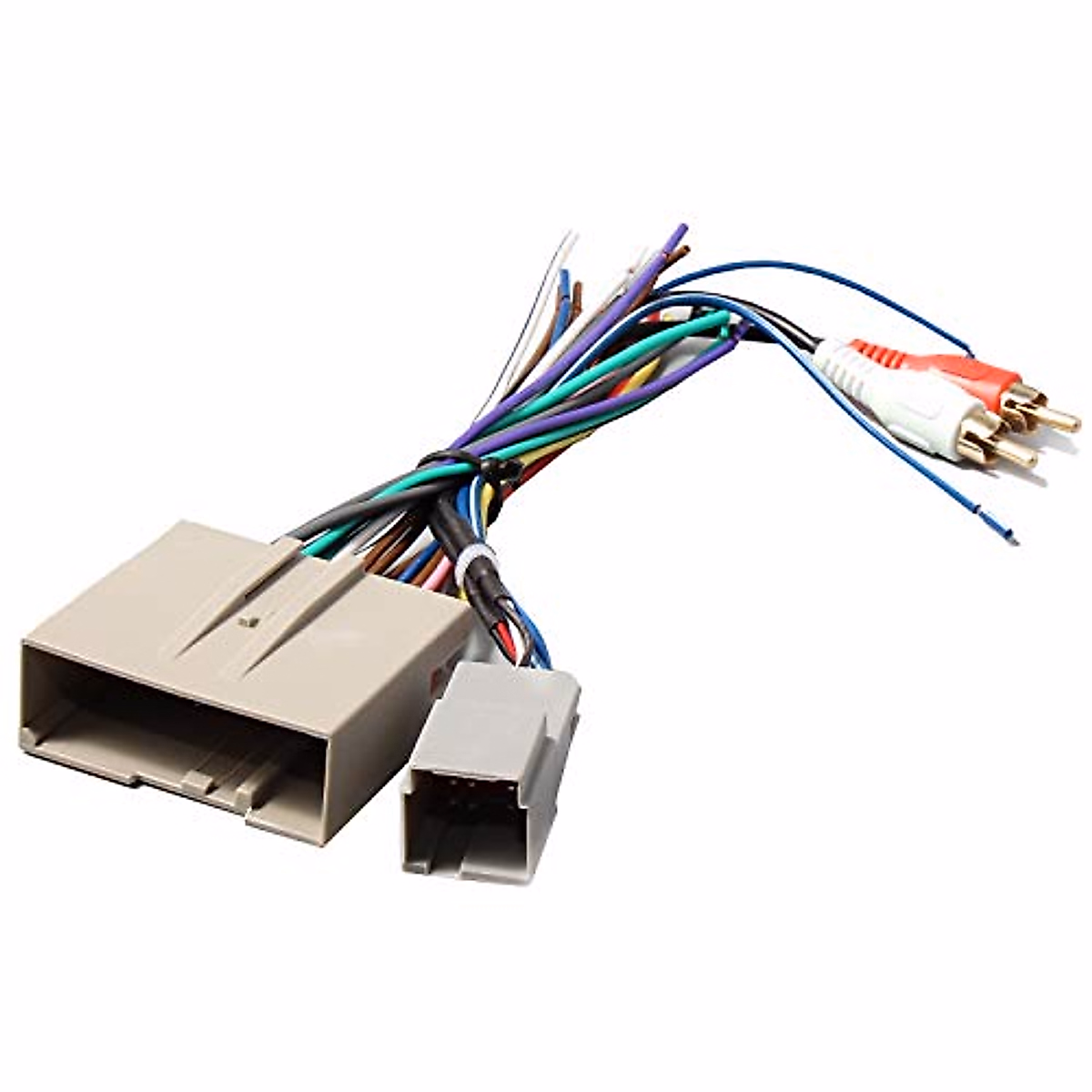 RED WOLF Replacement with Ford F150/F250 Lincoln Mercury 2003-2013 Stereo Radio Wire Harness Head Unit Video RCA Adapter Amp Power Input Connector