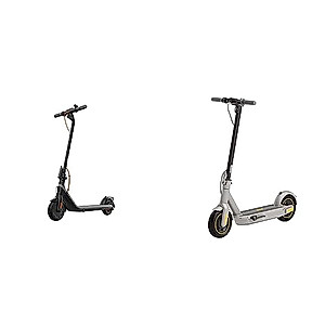 Segway Ninebot E2 Plus Electric KickScooter & Ninebot MAX G30LP Electric Kick Scooter, Up to 25 Miles Long-Range Battery, Max Speed 18.6 MPH, Lightweight and Foldable, Gray