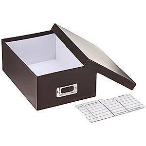Pioneer Photo Albums B-1S/DB B-1S Photo Storage Box, Dark Brown
