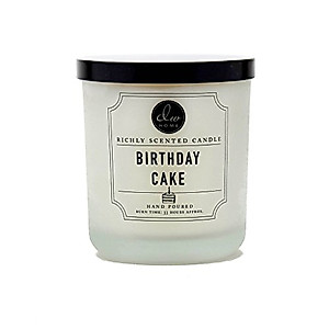 DW Home Decoware Richly Scented Candle Medium Single wick 9.69 oz ---- Birthday Cake