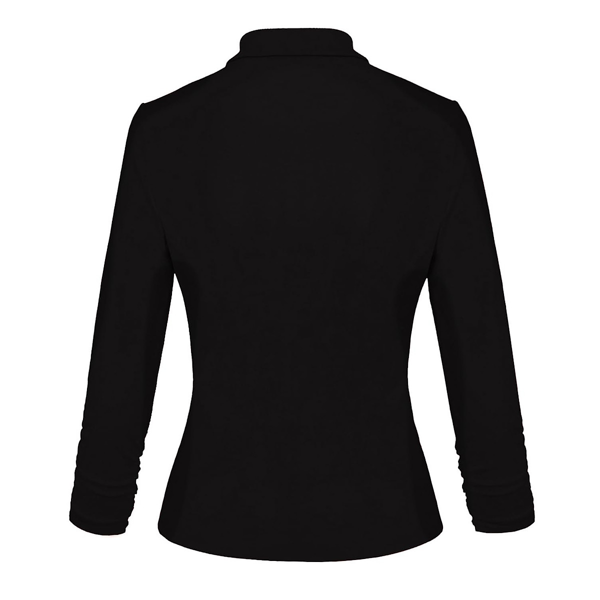 Hybrid & Company Women Premium Nylon Ponte Office Blazer JK1131 1073T BLACK L