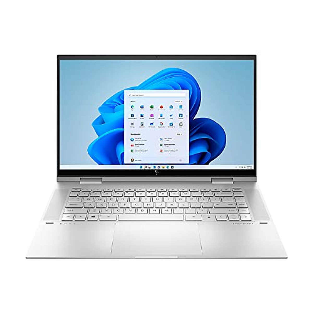 2022 HP Envy x360 2-in-1 15.6" FHD Touchscreen Laptop, Intel Core i5-1155G7, 16GB RAM, 512GB PCIe SSD, Backlit Keyboard, Intel Iris Xe Graphics, Windows 11, Silver, 32GB USB Card (Renewed)