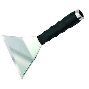 IVY Classic 23075 7" Heavy-Duty Bent Pole Scraper with Stainless Steel Blade, 1-Pack