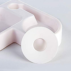 Dog Cat Double Bowls, Pet Food and Water Feeder Bowls with Automatic Water Bottle No-Spill Resin Station for Cat Small Dog Puppy Kitten Rabbit