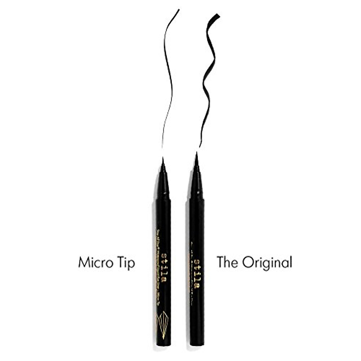 Stila Stay All Day Waterproof Liquid Eye Liner Micro Tip - Intense Black - 0.016 Oz Eyeliner