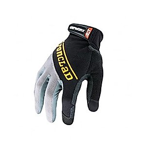 Ironclad BGW-04-L Gripworx Series Gloves, Black, Large