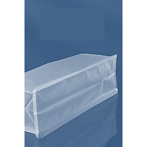 Portable Stand Up Clear Zipper Lock Reusable Aluminum Mylar Foil Plastic Packaging Bag for Zip Heat Seal Package Lock with Tear Notch Long Term Food Storage (10 pieces11.8x 15.7in,10 pieces 11.8x9 in)