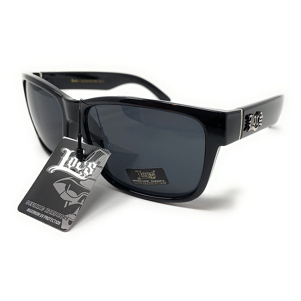 Locs 91070 Black Sunglasses | Authentic Hardcore Gangster OG Cholo Classic Shades