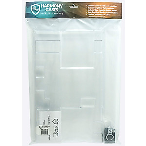 Harmony Audio Cases HC-DC2 Protective DJ Gear Saver Polycarbonate Hard Plastic Dust Cover Case Compatible with Native Instruments Kontrol S4 Mk3 Controller Deck (Includes Stretch Bands)