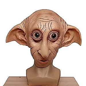 XGS Dobby Latex Mask Deluxe Masquerade Halloween Party Head Accessroy Costume Props
