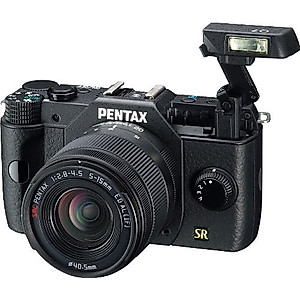 Pentax Q7 02 zoom kit black Mirrorless Digital Camera 12.4MP Mirrorless Digital Camera with 3-Inch LCD and5-15mm (Black) (Discontinued by Manufacturer)