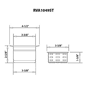 Ruvati Deep Garbage Disposal Flange with Basket Strainer for Kitchen Sinks - Stainless Steel - RVA1049ST
