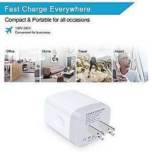 Type C Fast Charging Block for Samsung Galaxy A15 A54 A55 A35 A14 5G S24 S23 Ultra S22 S21 S20 S10 S9 A13,2Pack 20W USB C Power Adapter Wall Charger for Google Pixel 8a 8 7a 7 6 5 4,iPhone 15 14 13 12