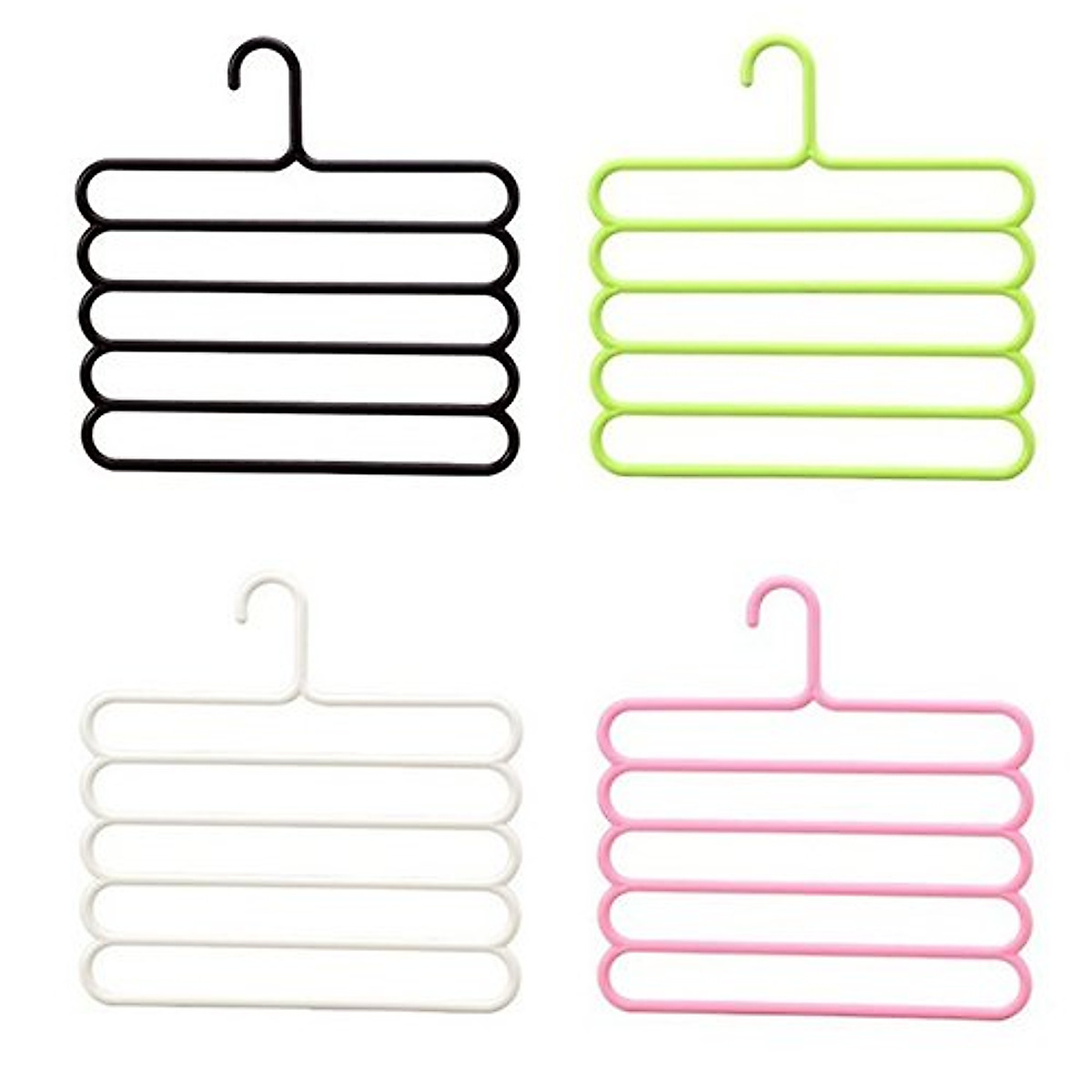 shlutesoy 5Layer Multifunctional Anti Skid Dry Wet Use Scarf Hanger Creative Towel Rack
