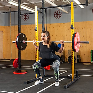 PRISP Olympic Bumper Weight Plate - Rubber Plate for 2 Inch Olympic Barbell with Steel Insert; Pairs, Sets and Single Plates Available