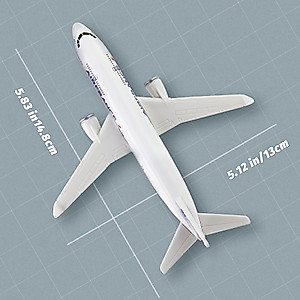 Sky Trek Model Airplanes France Airplane Airlines Plane Aircraft Model for Display Collection and Gifts.