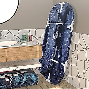 Portable Foldable Bathtub, 48" Freestanding Soaking Bath Tub for Adults, Separate Family Bathroom SPA Tub, Folding BathTub for Adult, Efficient maintenance of Temperature, Ideal for Hot Bath Ice Bath