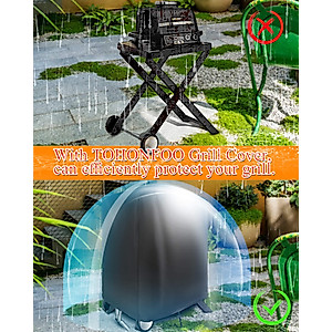 Grill Cover for Ninja Woodfire Outdoor Grill and Stand, Waterproof BBQ Barbecue Cover for Ninja OG701 OG751 Grill Smoker and Stand, Heavy-Duty 600D Oxford Fabric, 40"x24"x33", 𝐂𝐨𝐯𝐞𝐫 𝐎𝐧𝐥𝐲