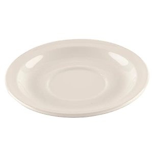 G.E.T. Enterprises DC-200-W White 5.75" Saucer for DC-100 & DC-101 (Pack of 12)
