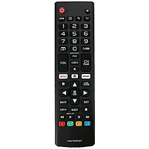 AKB75095307 Remote Control Replacement fit for LG LED LCD TV 43UJ6500 43UJ6560 49UJ6500 49UJ6560 55UJ6520 55UJ6540 55UJ6580 60UJ6540 24lm520d 24LM520S 28lm520s