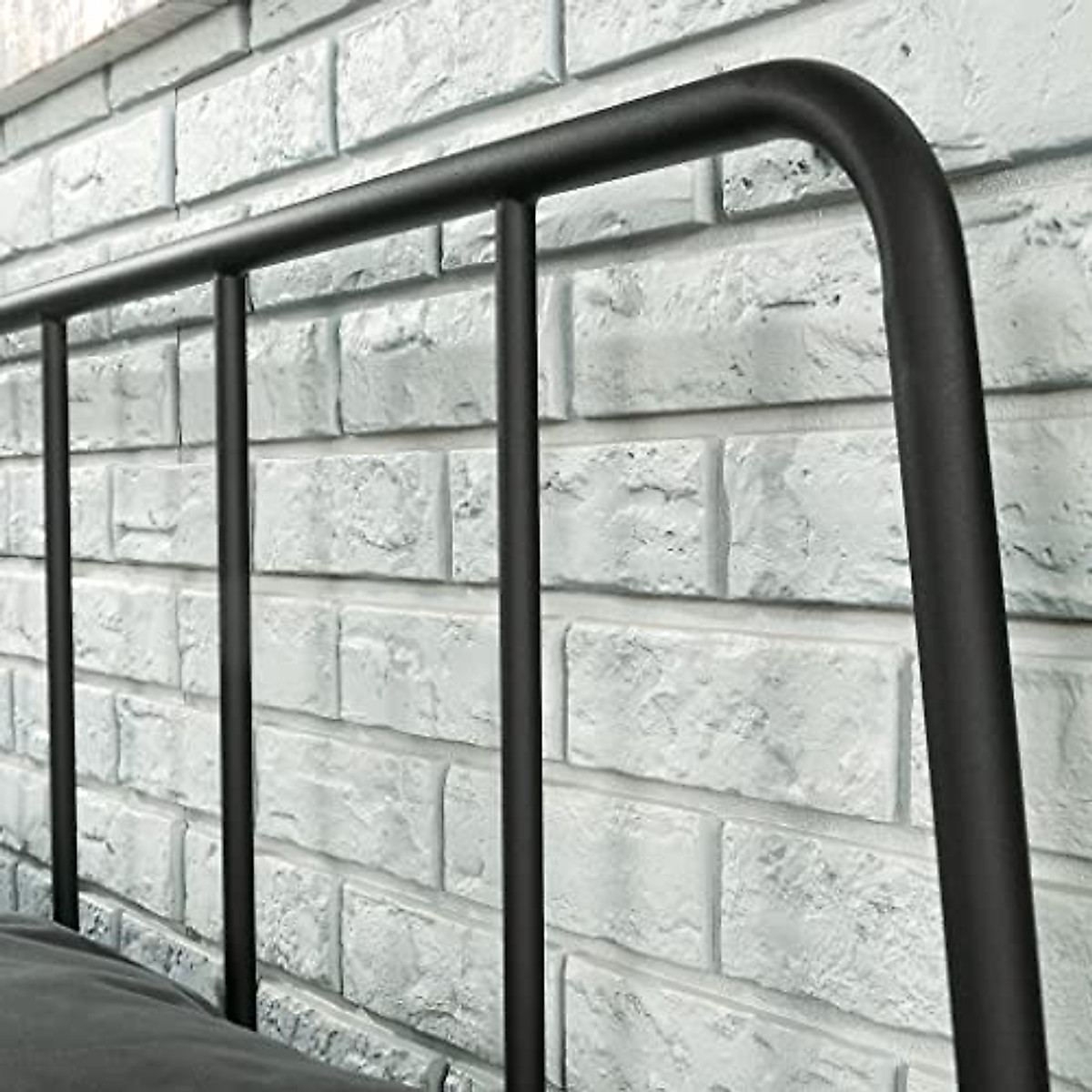 Sauder Harvey Park Queen Platform Bed, Black Finish